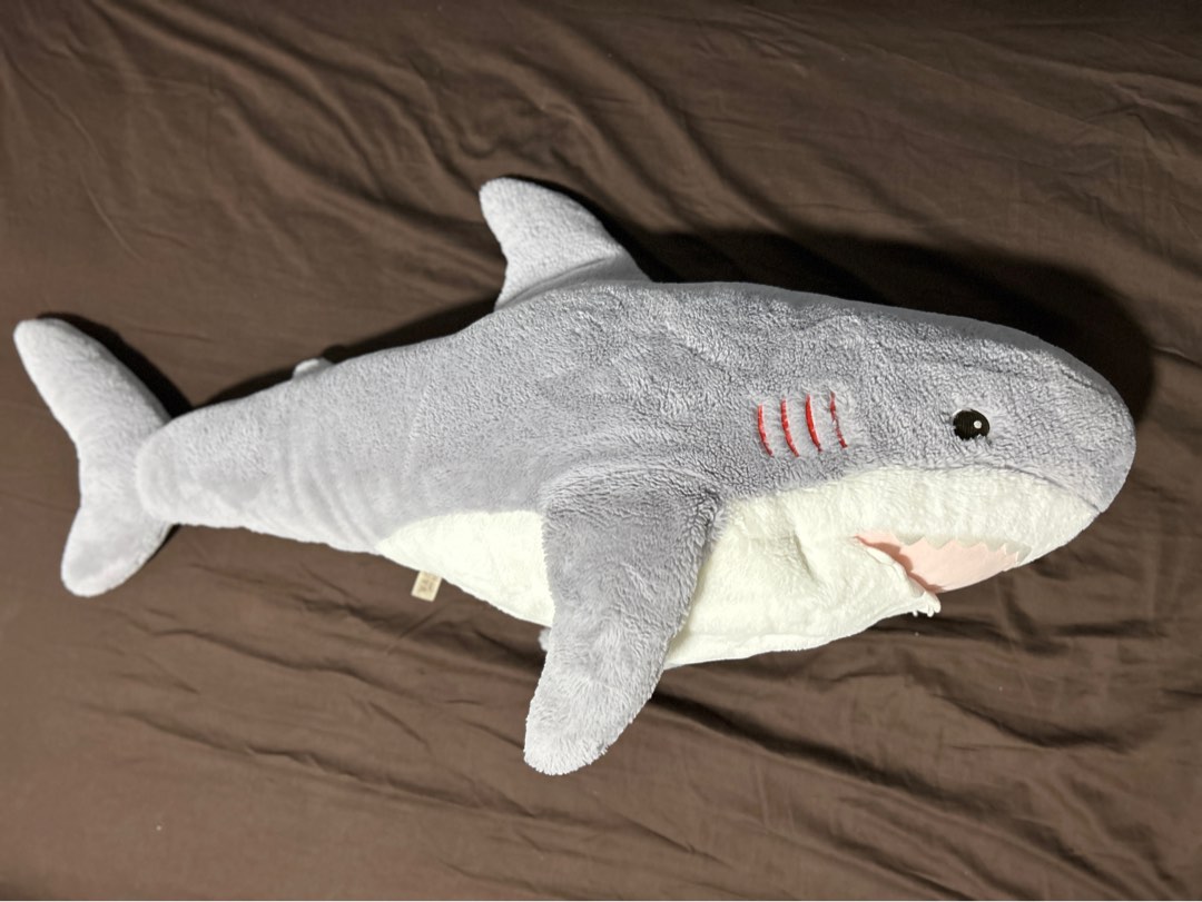Shark soft toy, Hobbies & Toys, Toys & Games on Carousell