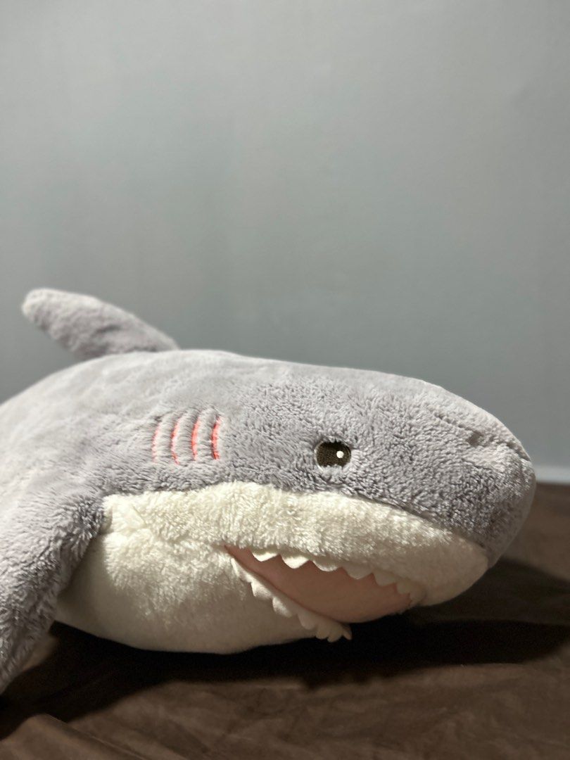Shark soft toy, Hobbies & Toys, Toys & Games on Carousell
