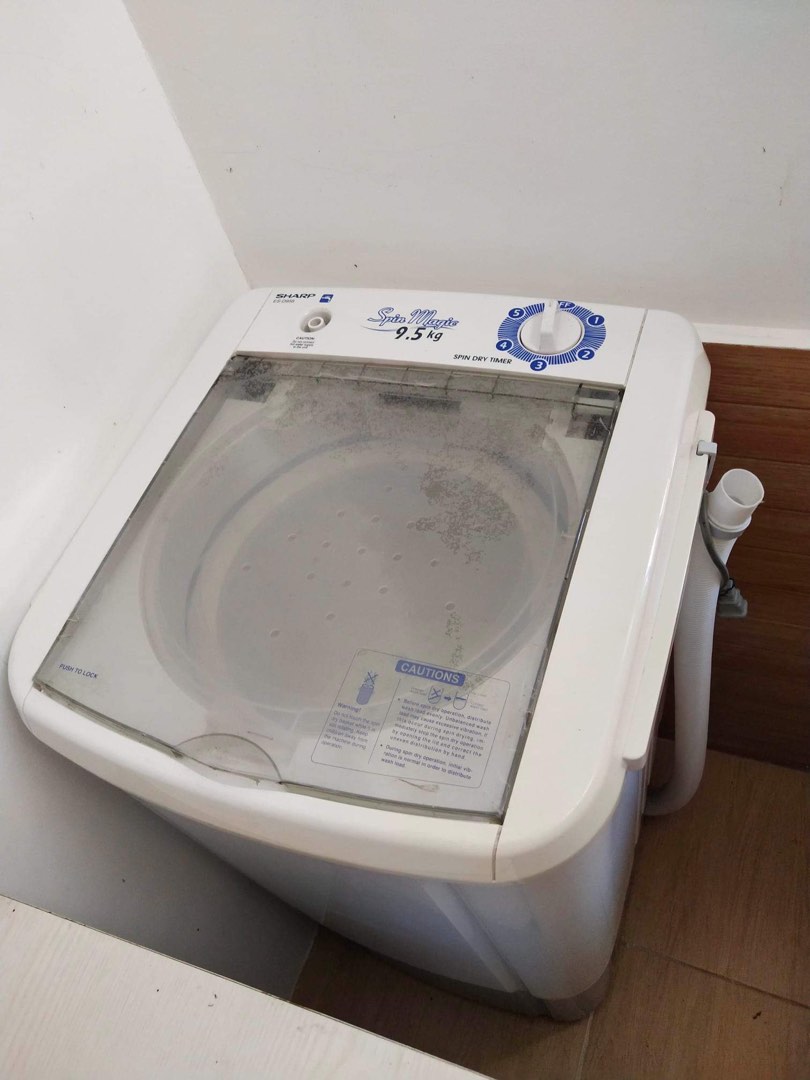 Sharp quick spin dryer, TV & Home Appliances, Washing Machines and ...