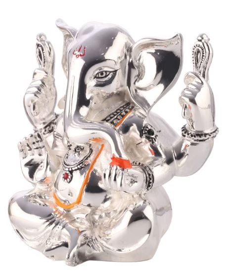 Shaz Lord Ganesha in silver, Furniture & Home Living, Home Decor, Other ...