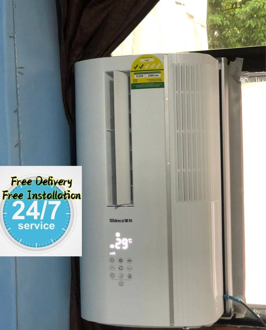 SHINCO INVERTER 9000btu Window Casement Aircon, TV & Home Appliances ...