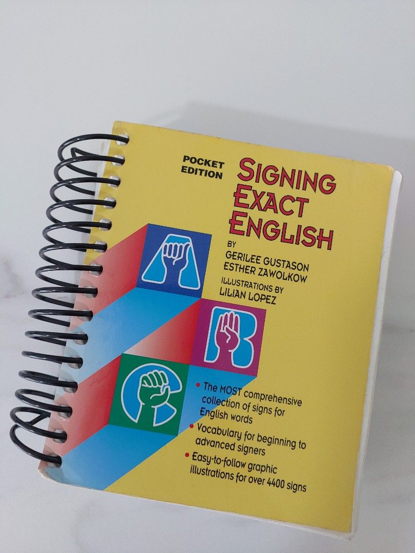 Signing Exact English guide, Hobbies & Toys, Books & Magazines ...