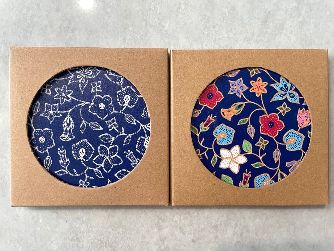Singapore Airlines SQ SIA Batik Coasters (Diatomite), Furniture & Home ...