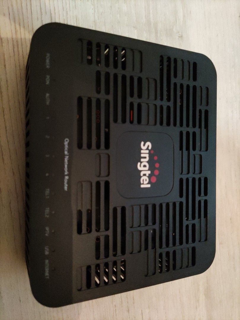 Singtel ONR Optical Network Router, Computers & Tech, Parts ...