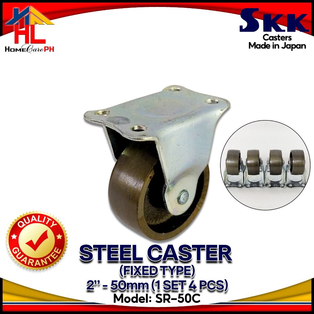 SKK Steel Wheel Caster (Fixed Type), Commercial & Industrial ...