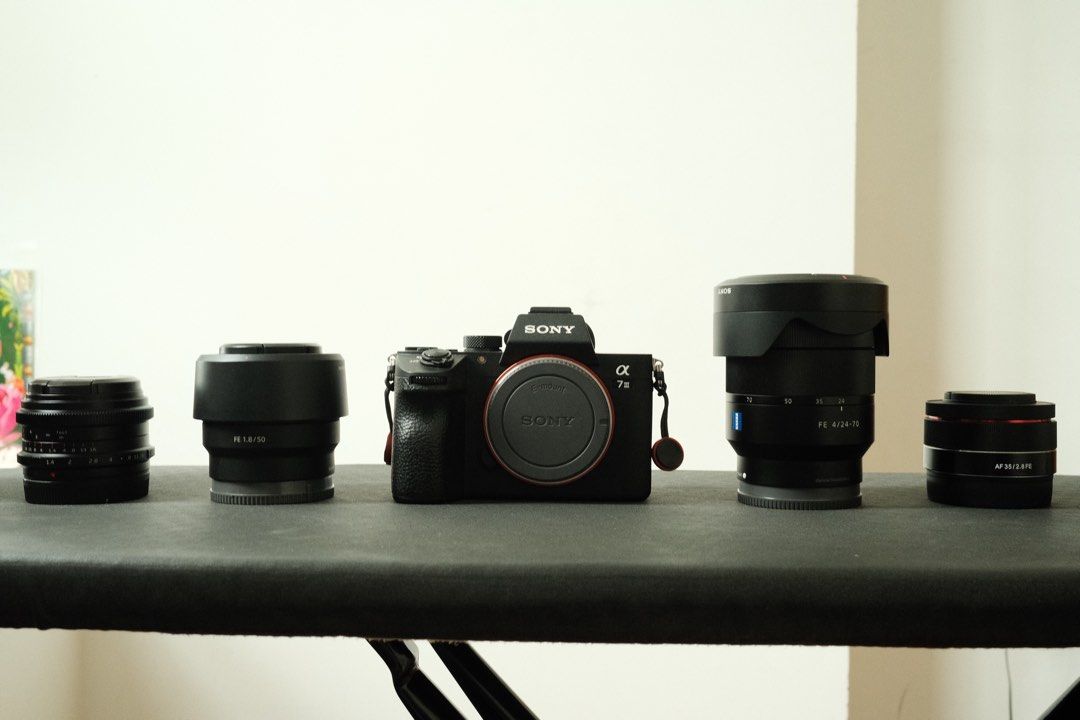 Sony A7 III Mirrorless Camera Full Setup, Photography, Cameras on Carousell