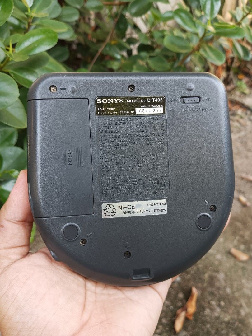 Sony Discman FM/AM Portable Player D-T405 | radio Working only, Audio ...