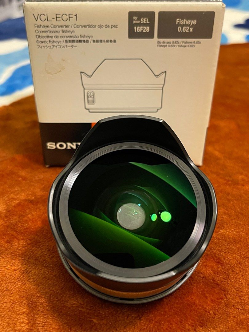 SONY Fisheye Converter VCL-ECF 1, Photography, Lens & Kits on Carousell