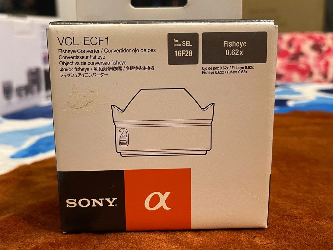 SONY Fisheye Converter VCL-ECF 1, Photography, Lens & Kits on Carousell