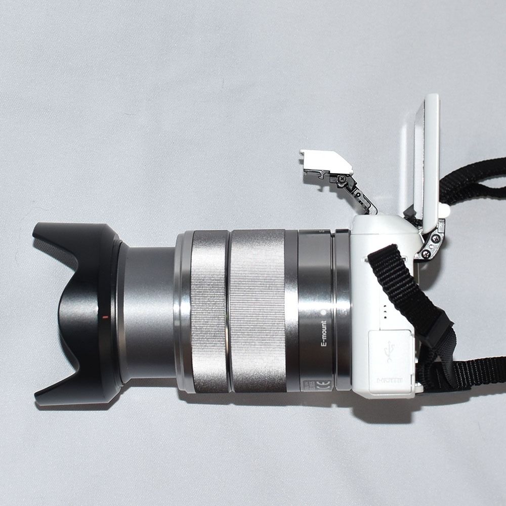 Sony NEX-F3 mirrorless camera with 18-55mm OSS lens (with Sony camera ...