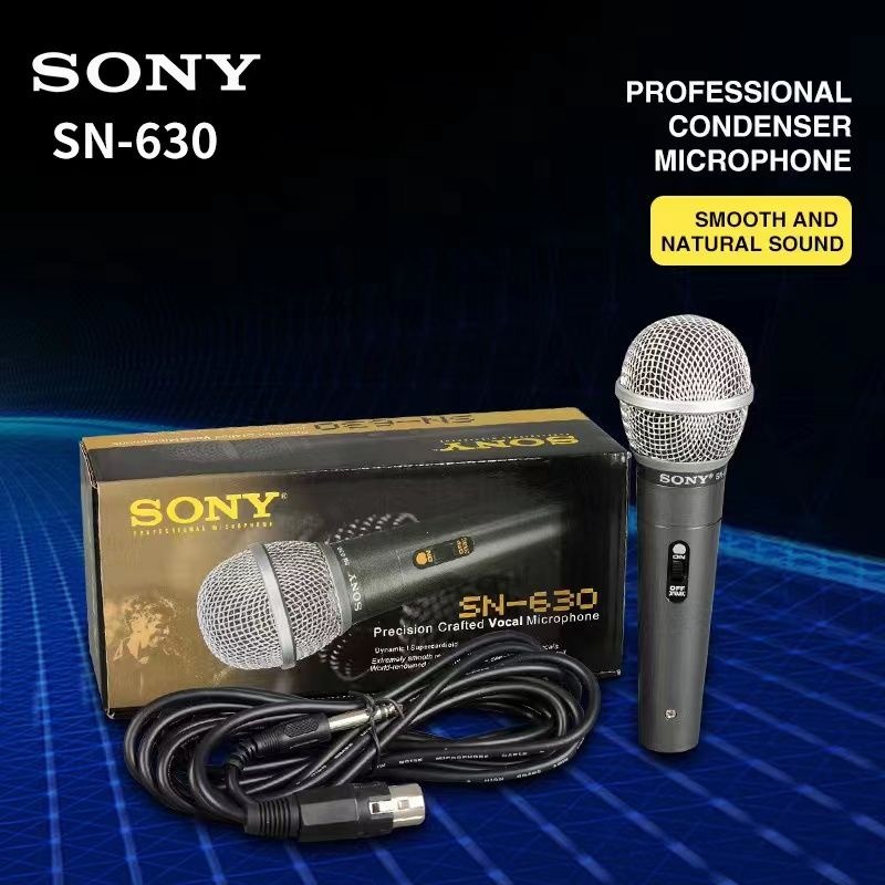 Sony SN-630 Wired Microphone, Audio, Microphones on Carousell