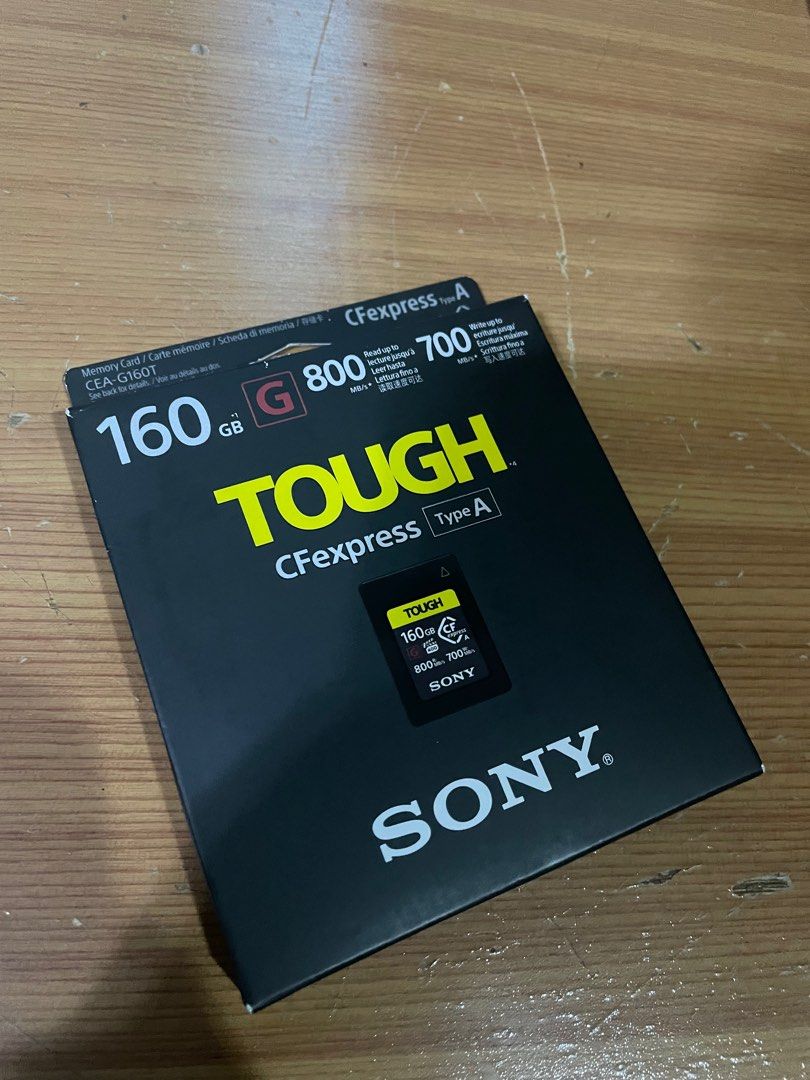 Sony Tough CF Express Type A 160gb, Photography, Cameras on Carousell