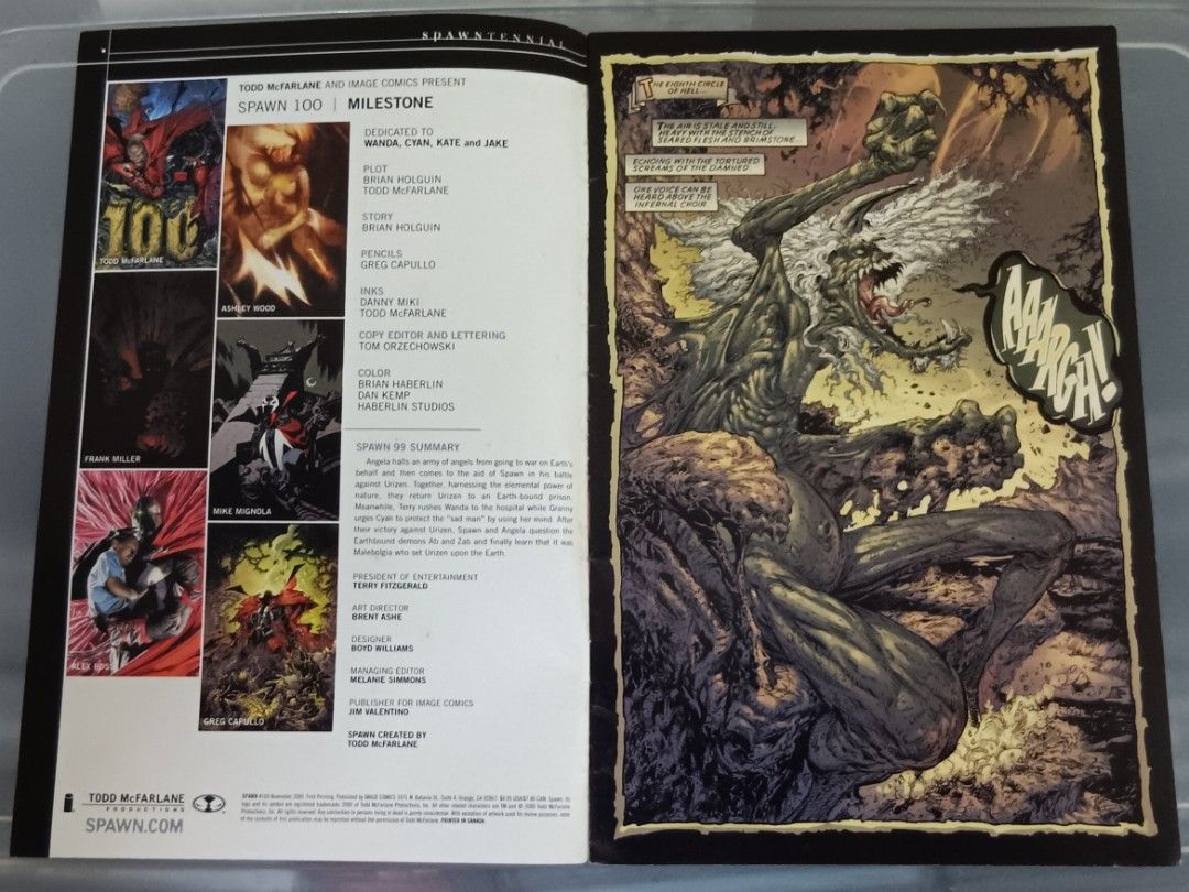 SPAWN 100 th issue (Alex Ross cover), Hobbies & Toys, Books & Magazines ...