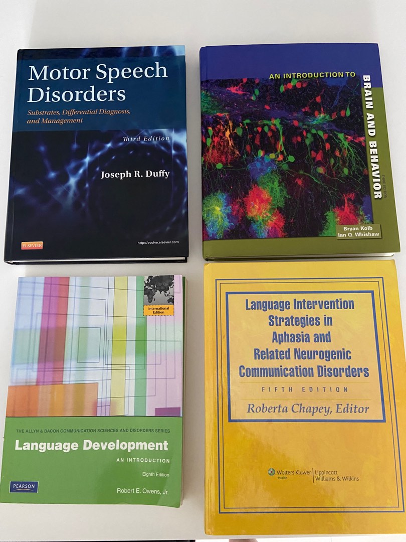 Speech Therapy Textbooks, Hobbies & Toys, Books & Magazines, Textbooks ...