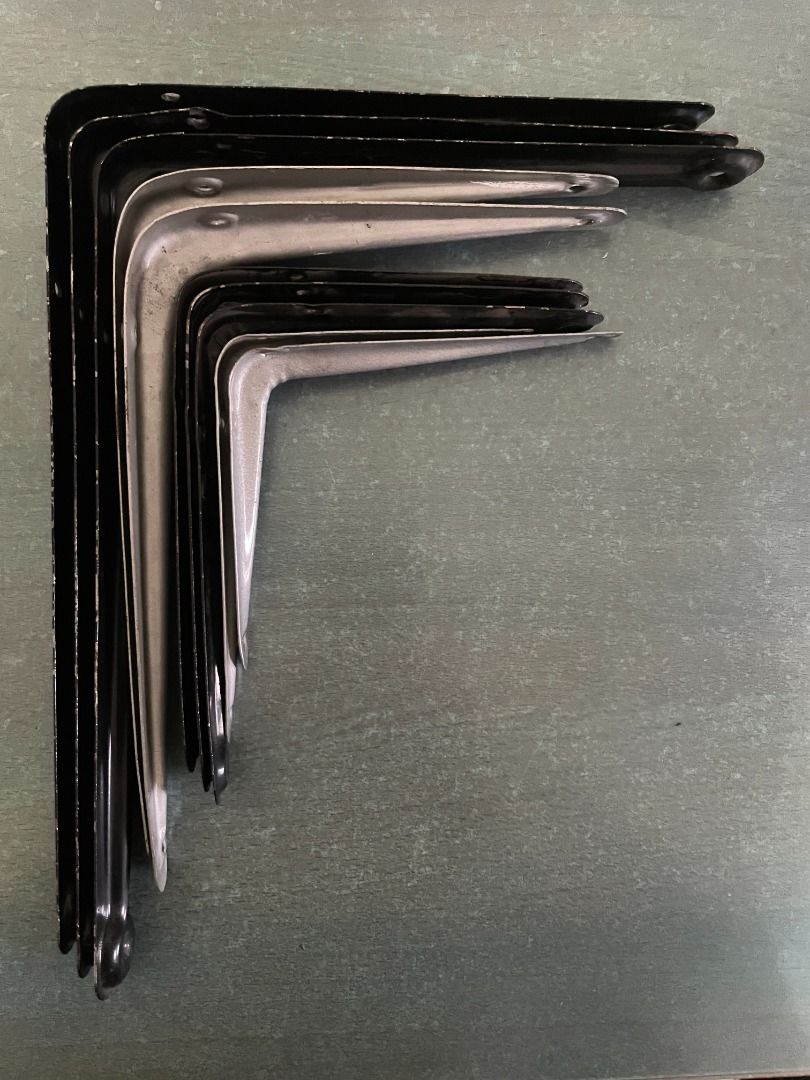 Steel Angle Brackets, Furniture & Home Living, Home Improvement ...