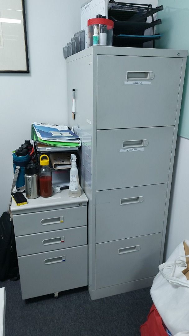 Steel made filing cabinet | office furniture partition CUBICLE on Carousell