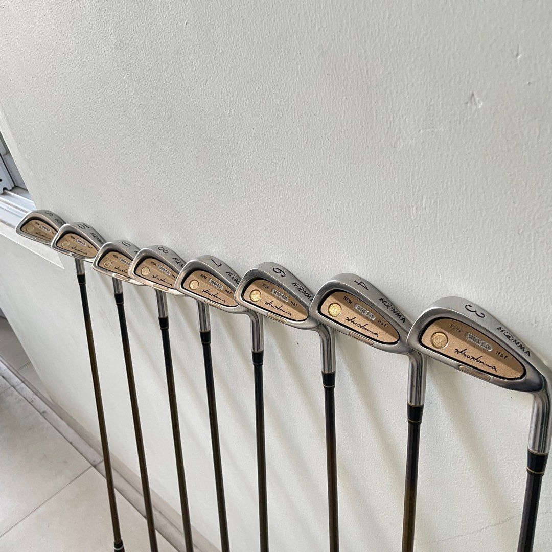 Stick Stik Golf Iron Set Honma Big-LB H&F Gold 5 Star on Carousell