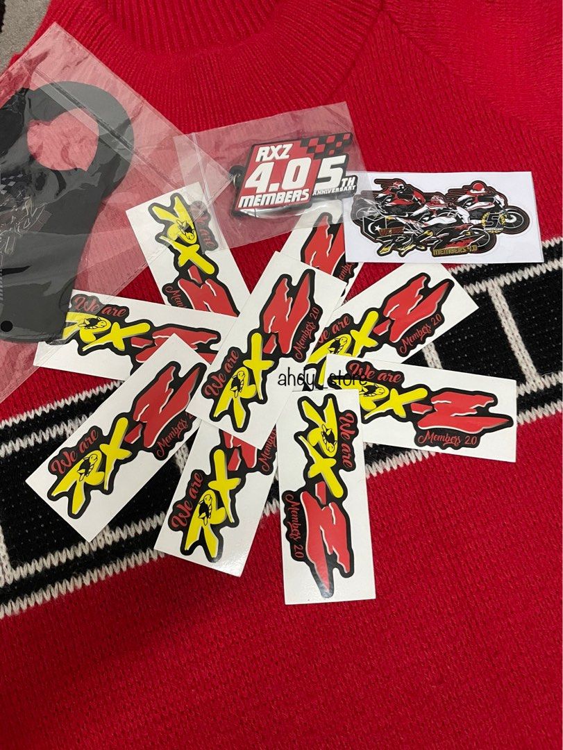Sticker RXZ Members, Hobbies & Toys, Collectibles & Memorabilia, Stamps ...