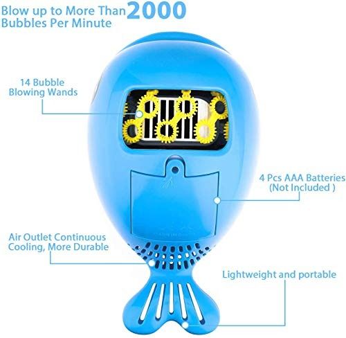 [Stockist.SG] Bubble Machine Bubble Whale - Automatic Bubble Blower ...
