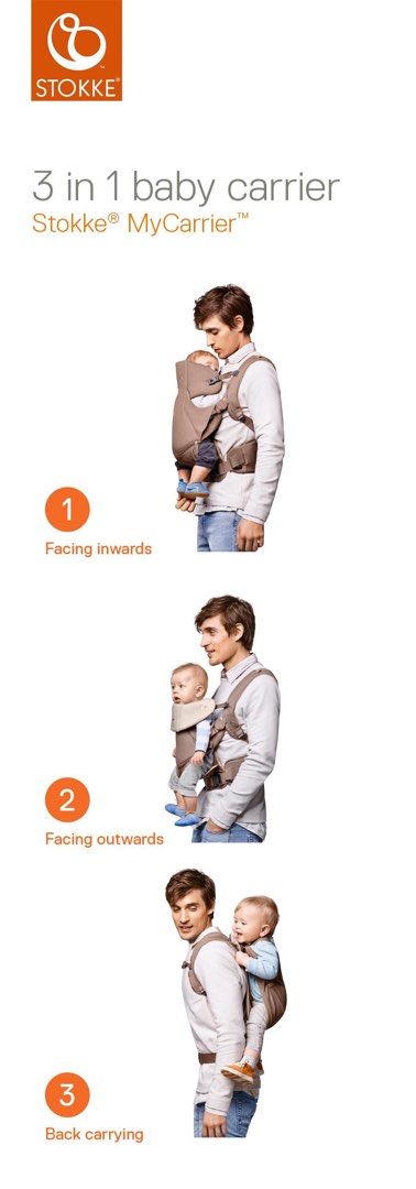 Stokke Mycarrier ergonomic baby carrier for your newborn, Babies & Kids ...