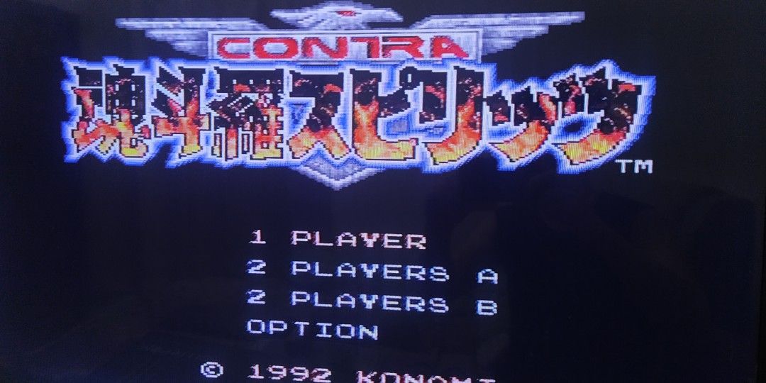 sfc super famicom contra, Video Gaming, Video Games, Nintendo on Carousell