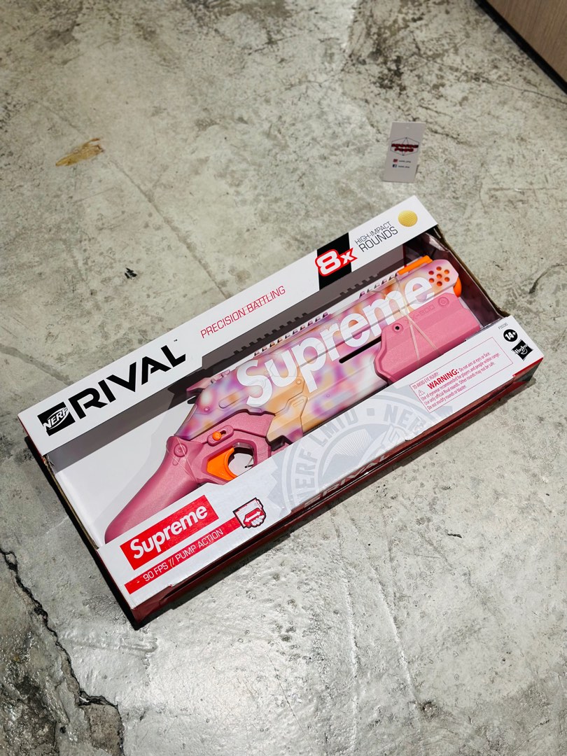 Supreme Nerf Rival Takedown Blaster Pink on Carousell