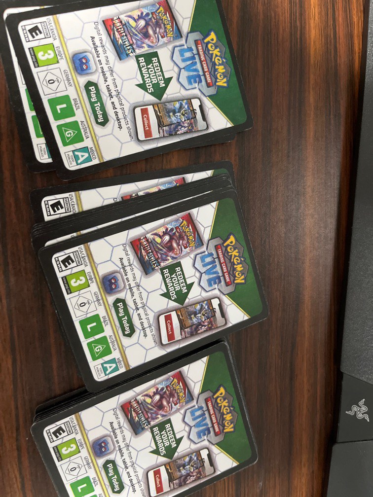 TCG live code cards, Hobbies & Toys, Toys & Games on Carousell