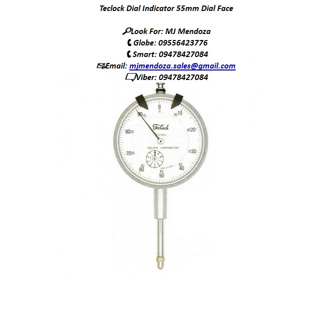 Teclock Dial Indicator 55mm Dial Face, Commercial & Industrial ...