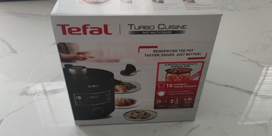 TEFAL CY754 Turbo Cuisine Electric Pressure and Multicooker (5L), TV ...
