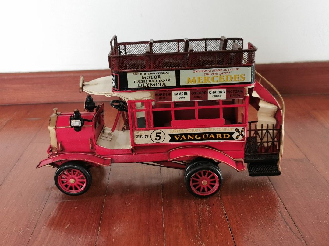 Tin Vintage Bus Model, Hobbies & Toys, Memorabilia & Collectibles ...