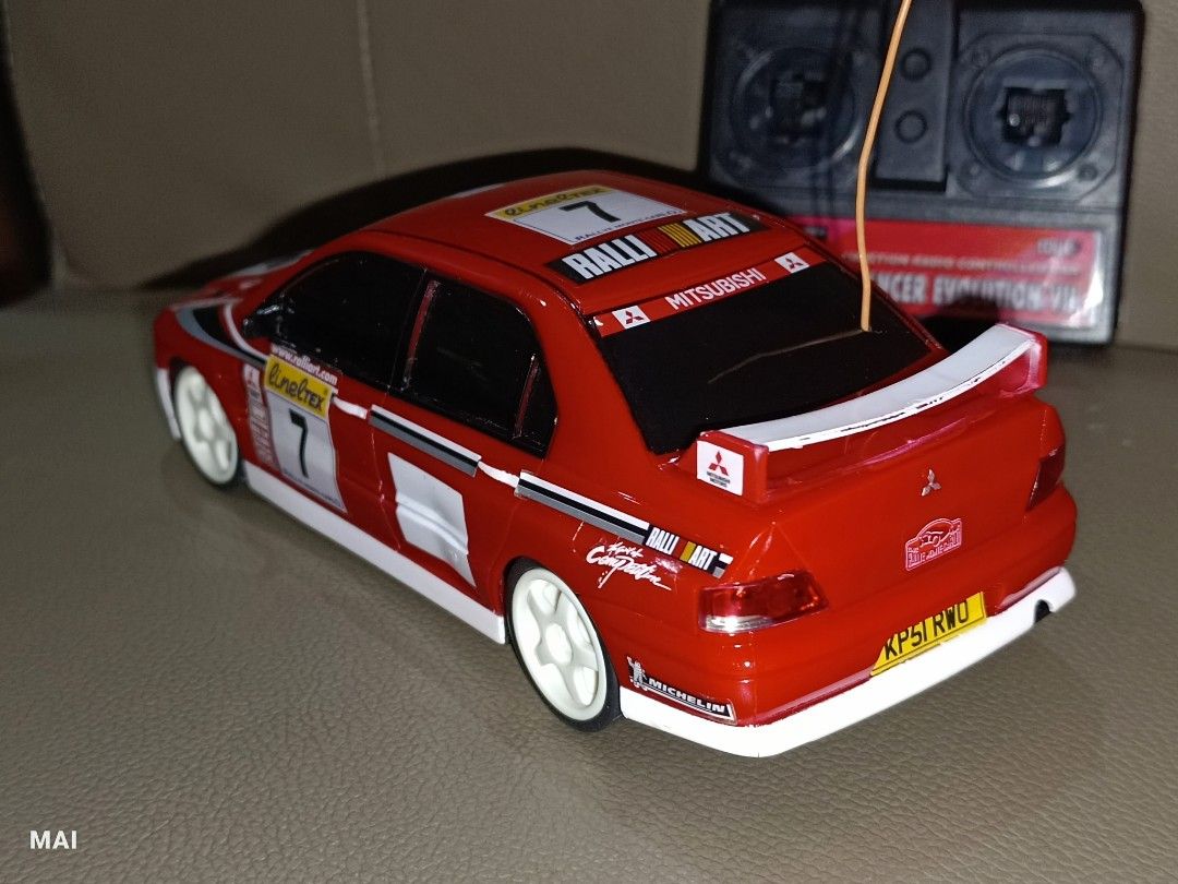 ToyCo RC Mitsubishi Lancer Evo VII WRC, Hobbies & Toys, Toys & Games on ...