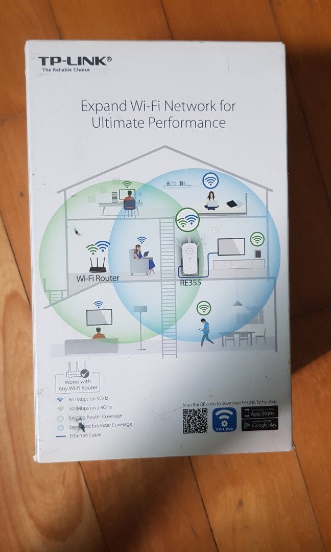 TP-LINK AC1200 Wifi Extender, Computers & Tech, Parts & Accessories ...