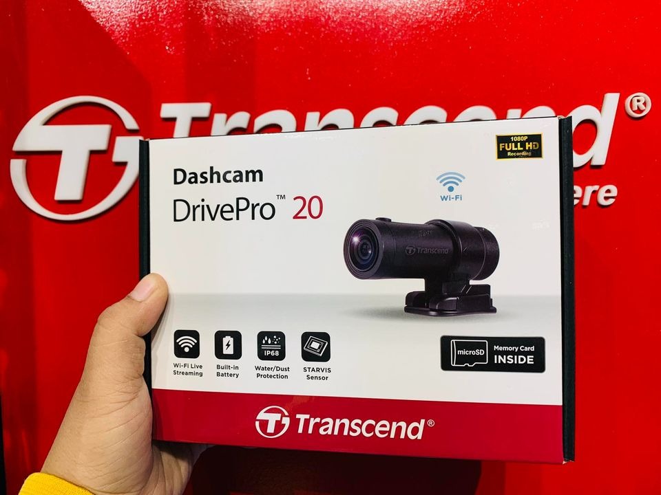 Transcend DrivePro 20 Dashcam 32GB TS-DP20A-32G, Photography, Video Cameras on Carousell