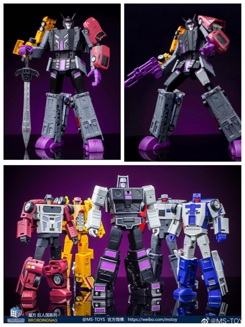 Transformers Magic Square MS - MS-B34 MSB34 Highway Overlord Set of 5 ...