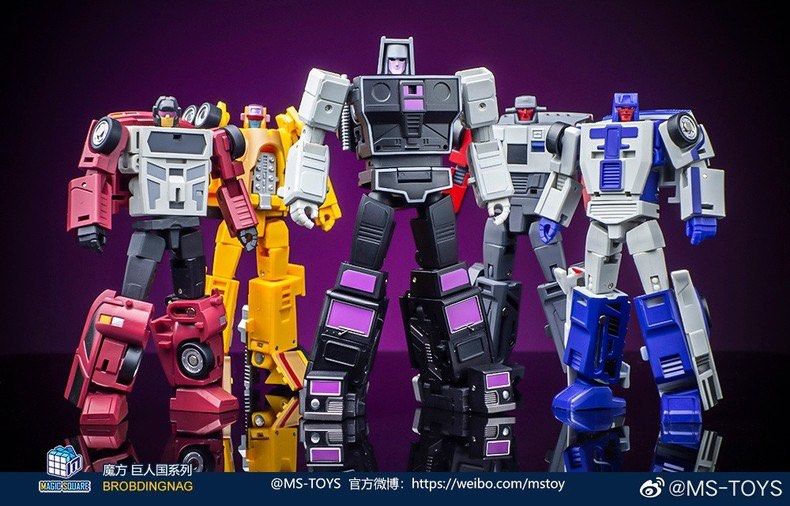 Transformers Magic Square MS - MS-B34 MSB34 Highway Overlord Set of 5 ...