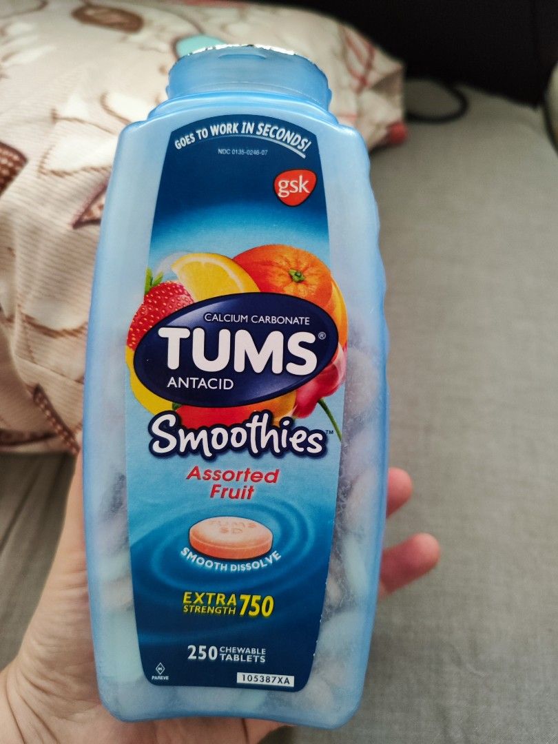 Tums for gastric acid reflux pregnancy use., Health & Nutrition, Health ...