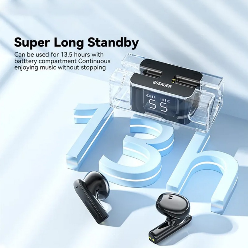 TWS E90 Wireless Earbuds, Bluetooth with ENC Noise Canceling ...