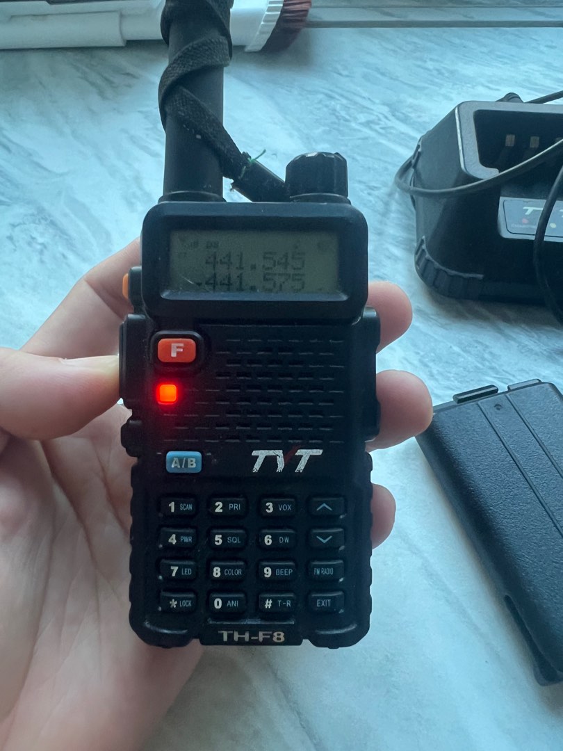 TYT 特易通 TH-F8 UHF 400-480Mhz迷彩雙顯示對講機, 音響器材, 其他音響配件及設備 - Carousell