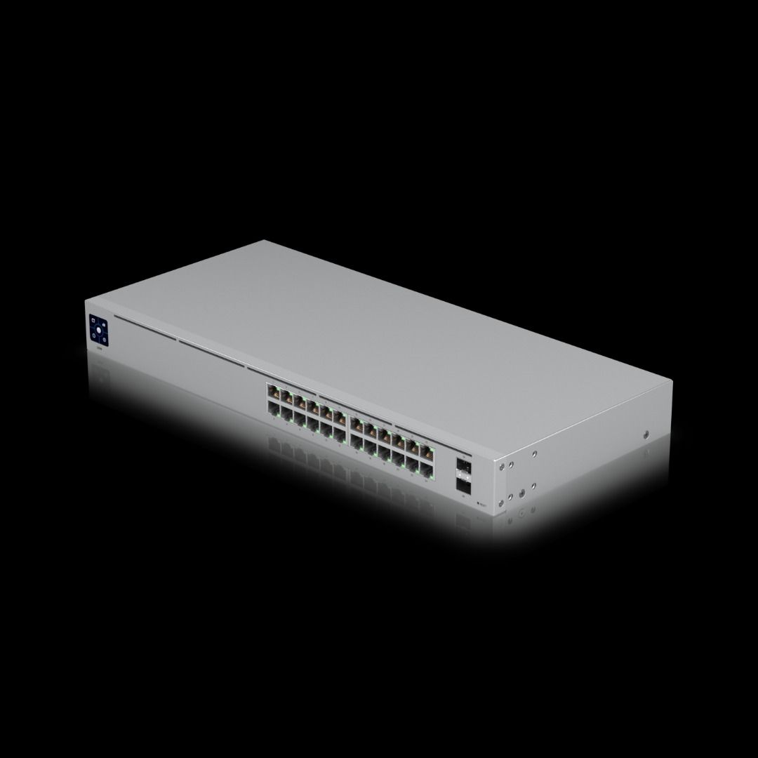 Ubiquiti UniFi USW-24 24-Port Layer 2 Managed Gigabit Managed Switch ...