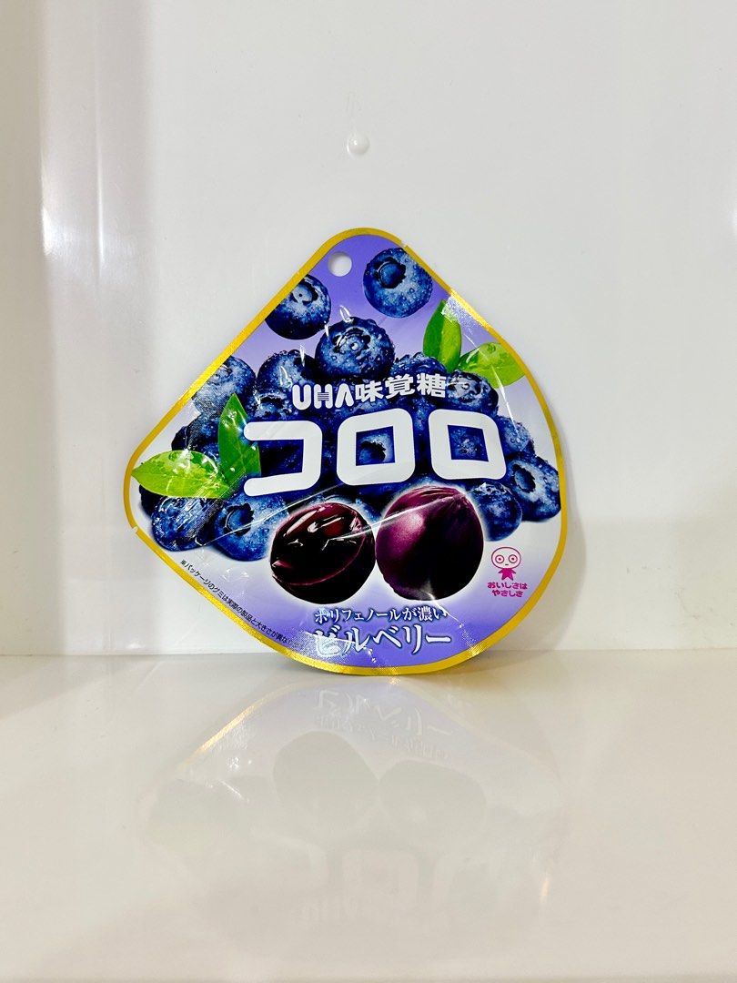 日本UHA 味覺糖 藍莓 山桑子 Cororo 酷露露 Q糖, 食物和飲料, 罐裝食品&即食食品在旋轉拍賣