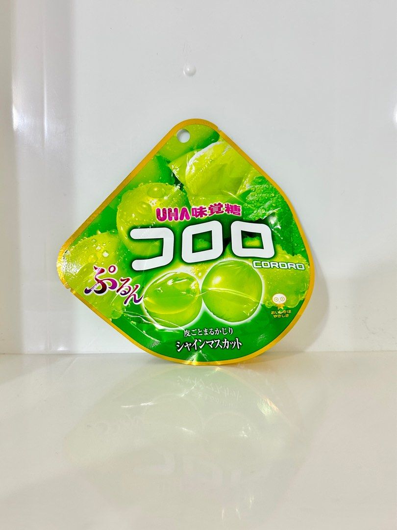 日本UHA 味覺糖 白葡萄 Cororo 酷露露 Q糖, 食物和飲料, 罐裝食品&即食食品在旋轉拍賣