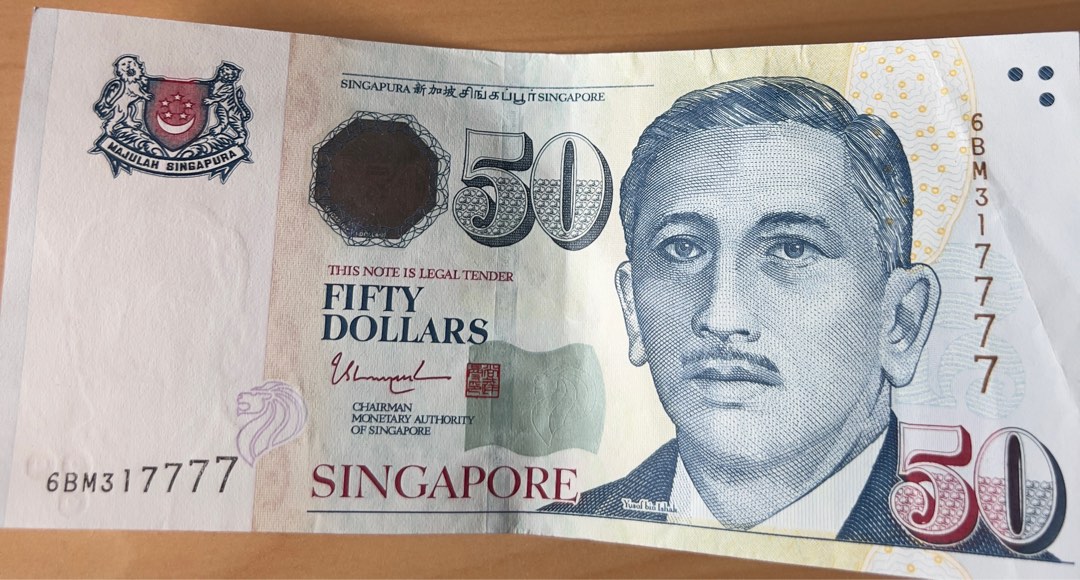 Beautiful numbers $50 note, Hobbies & Toys, Memorabilia & Collectibles ...