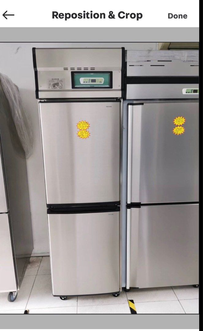 Upright 2 Door Freezer and Chiller (UNICOOL), TV & Home Appliances ...