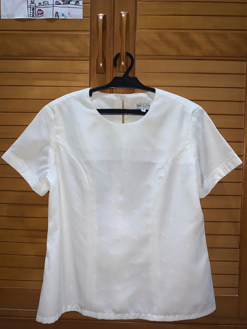 UST CTHM TYPE A UNIFORM (BLOUSE AND VEST), Women's Fashion, Tops ...