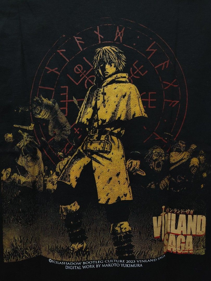 Vinland Saga Thorkell vs Thorfinn T-shirt, Men's Fashion, Tops & Sets ...