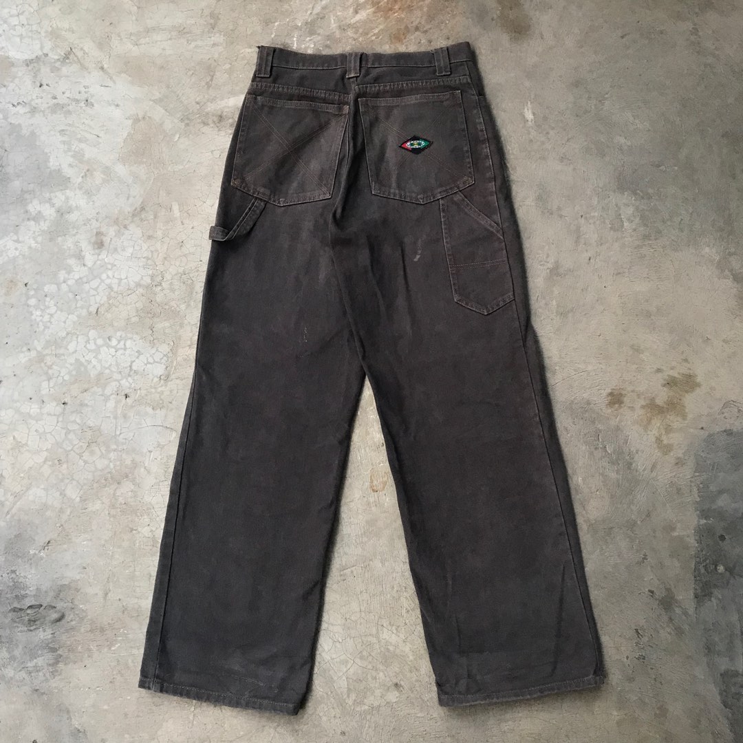 Vintage Cross Colours Carpenter 90’s, Fesyen Pria, Pakaian , Bawahan di ...