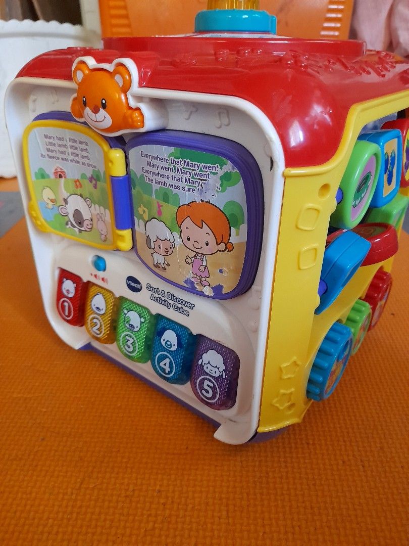 Vtech musical cube, Hobbies & Toys, Toys & Games on Carousell