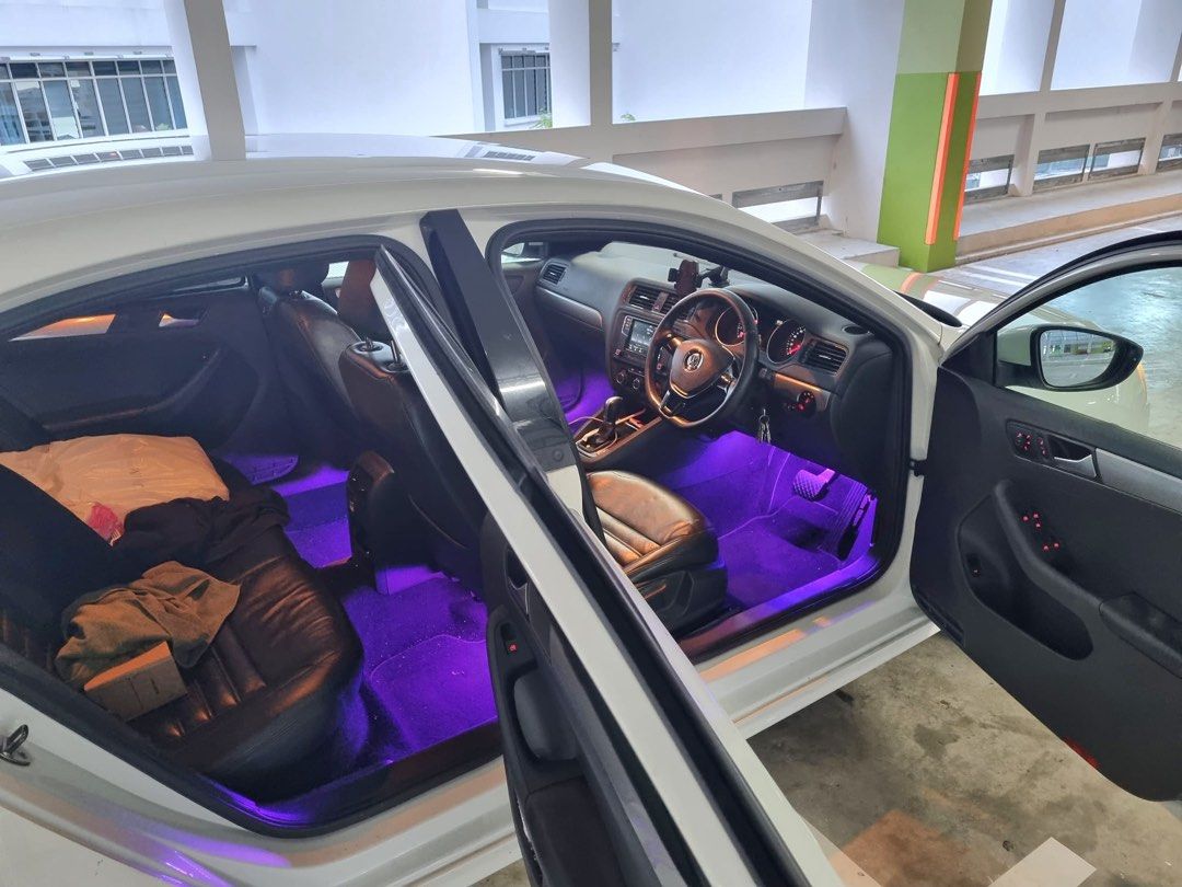 VW Jetta RGB Leg Room Light, Car Accessories, Accessories on Carousell