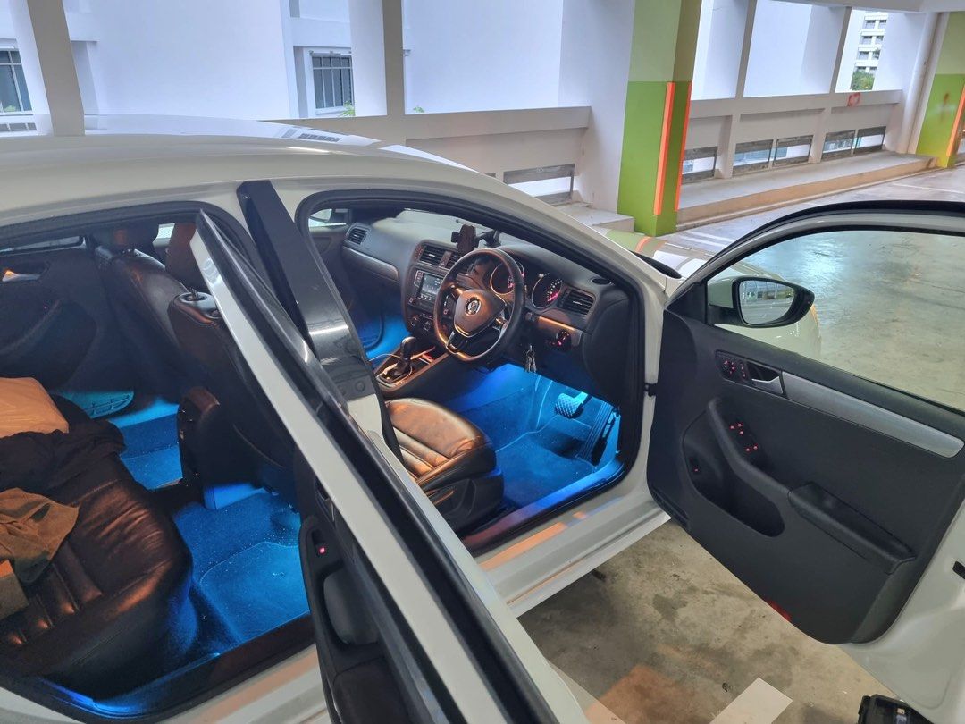 VW Jetta RGB Leg Room Light, Car Accessories, Accessories on Carousell