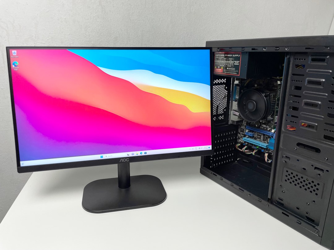 Windows 11 Microsoft Office PC Computer Desktop Set Office Student ...